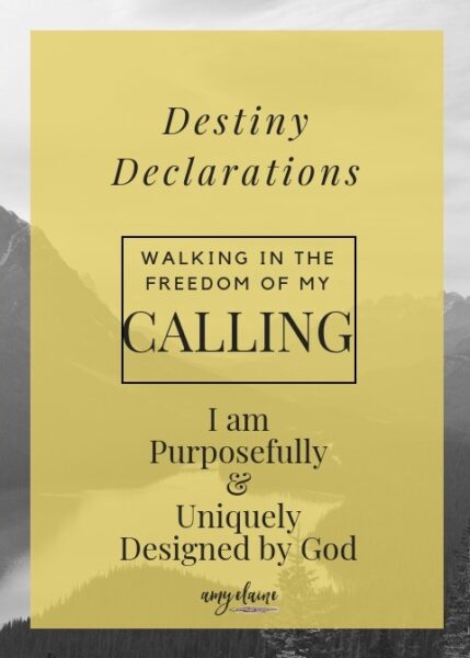 How to Walk in the Freedom of Your Destiny and Calling | Amy Elaine ...
